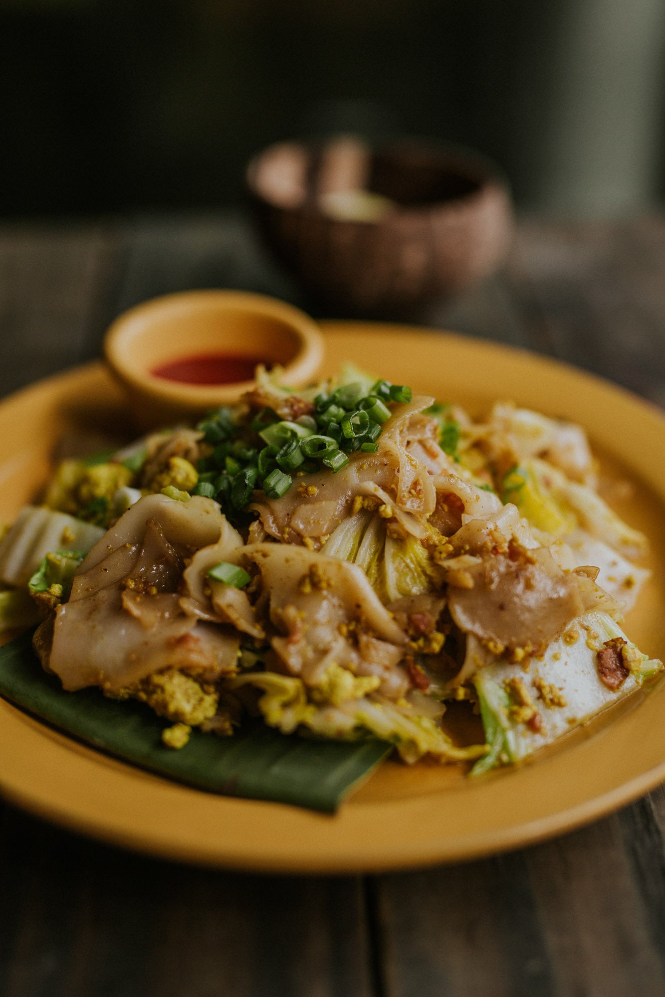 Kuay Tiew Kua Gai. | Kati Vegan Thai