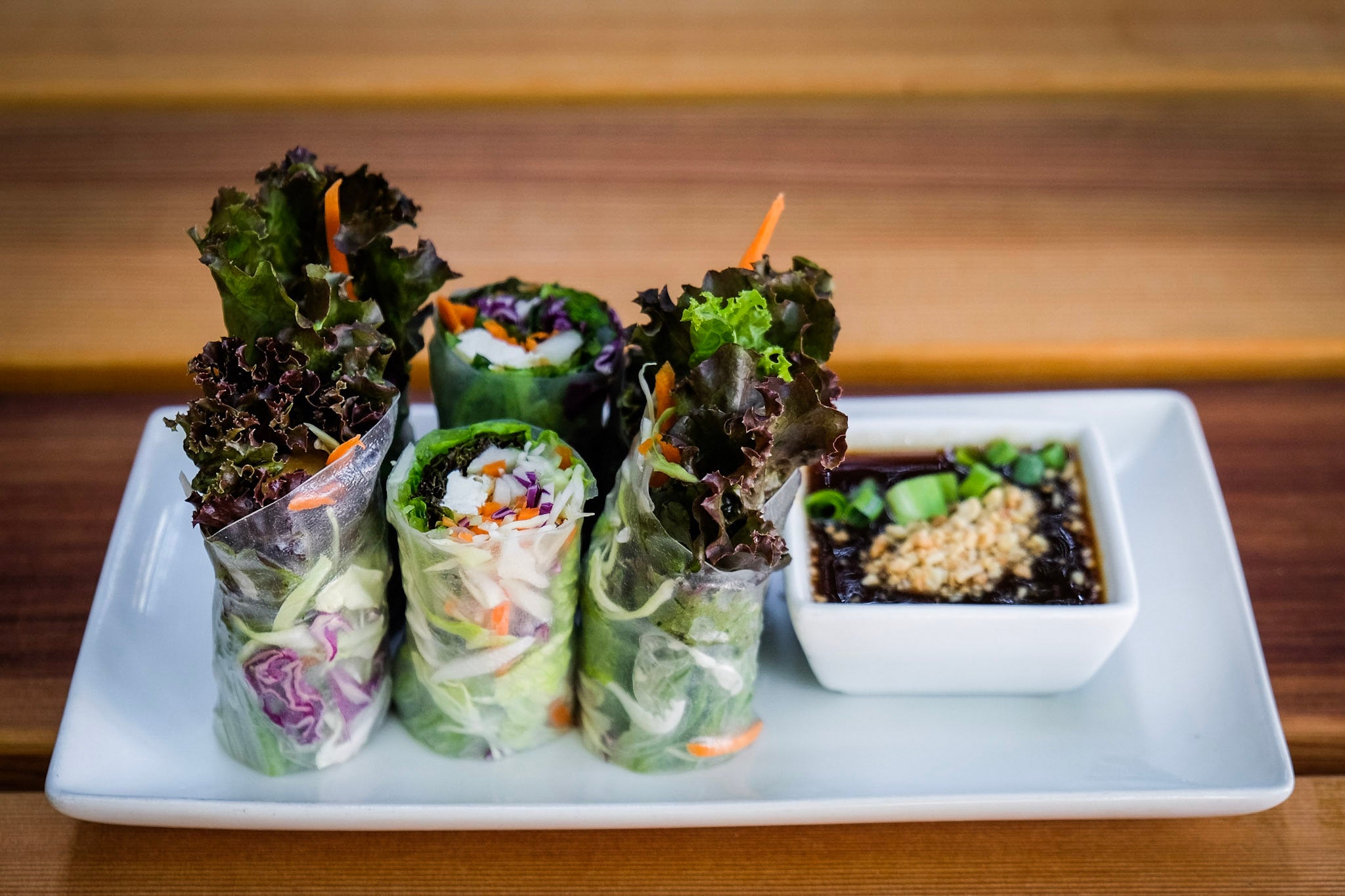 Fresh Garden Rolls. | Kati Vegan Thai